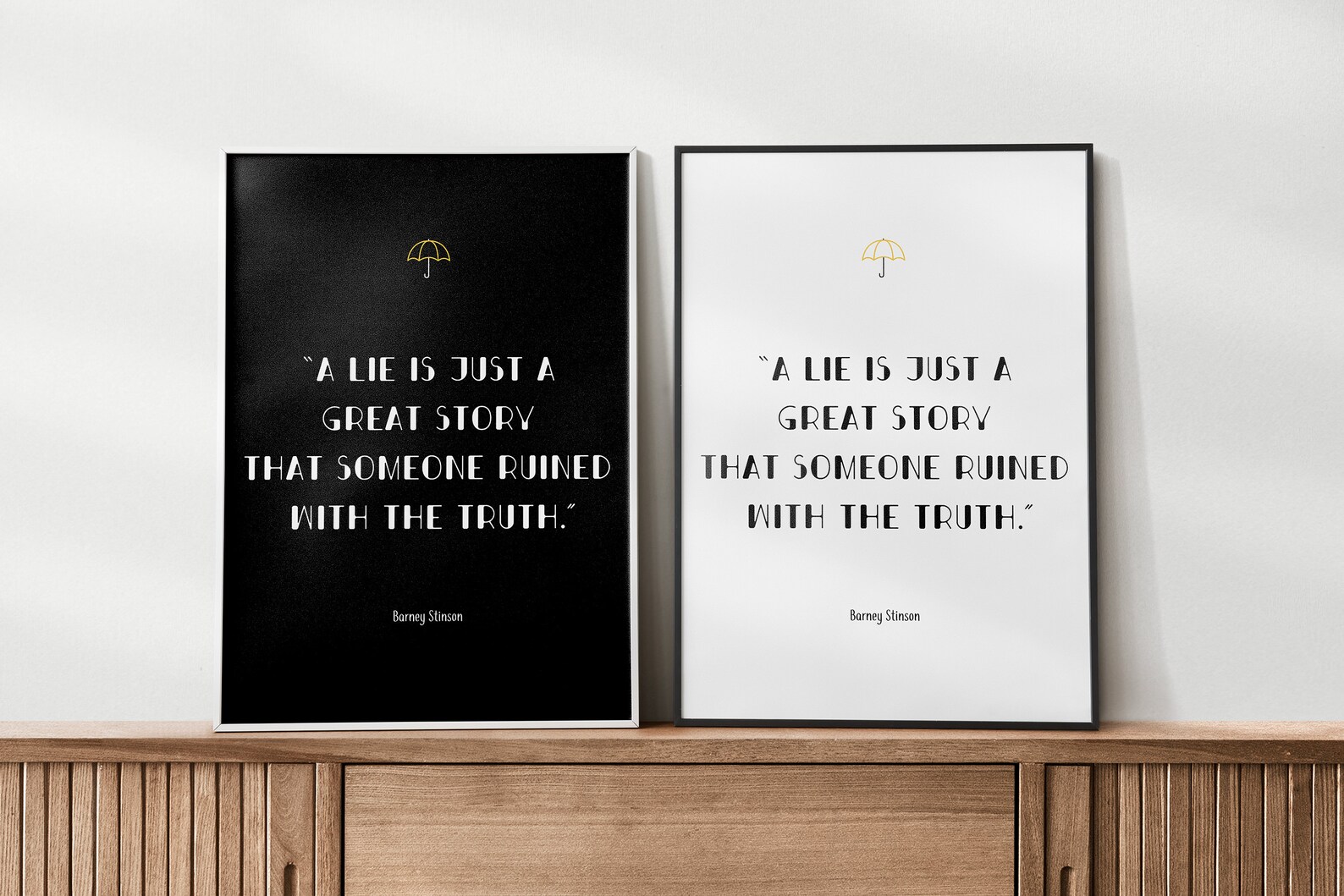HIMYM Quote Printable Wall Art Poster | Barney Stinson | Great Story ...