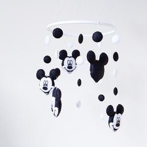 Mickey Mouse Baby Mobile. Hanging Felt Mobile. - Etsy