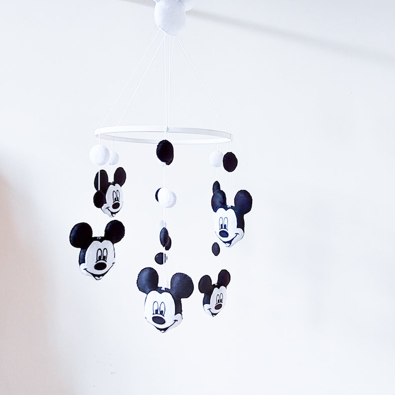 Mickey Mouse Baby Mobile. Hanging Felt Mobile. - Etsy