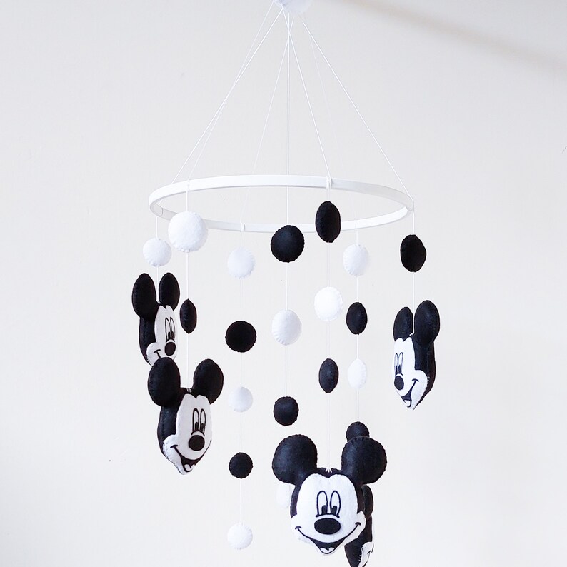 Mickey Mouse Baby Mobile. Hanging Felt Mobile. - Etsy