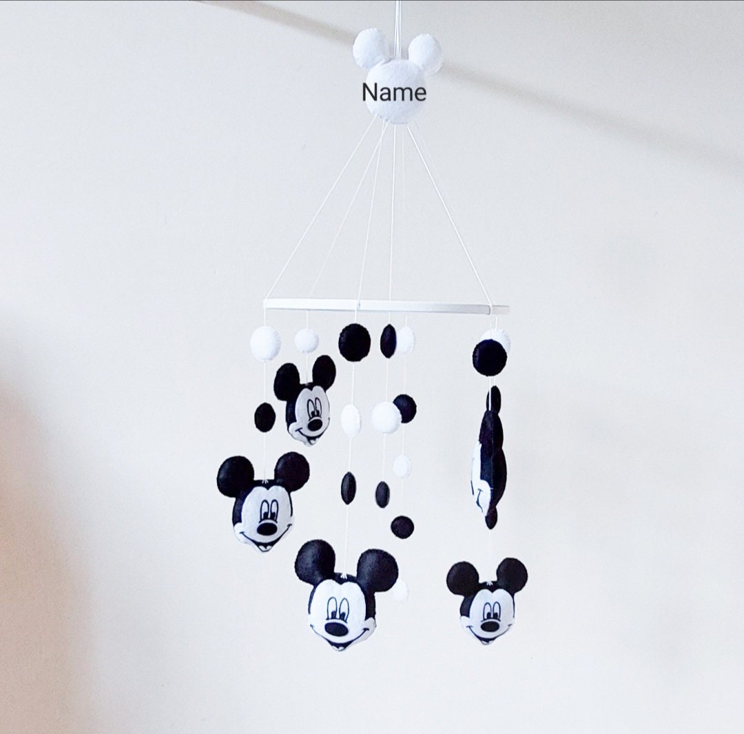 Mickey Mouse Baby Mobile. Hanging Felt Mobile. - Etsy