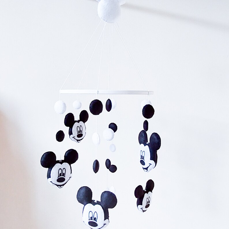 Mickey Mouse Baby Mobile. Hanging Felt Mobile. - Etsy