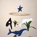 Baby Mobile. Ocean Mobile With Shark,orca,beluga,whale,cashalot. Felt ...
