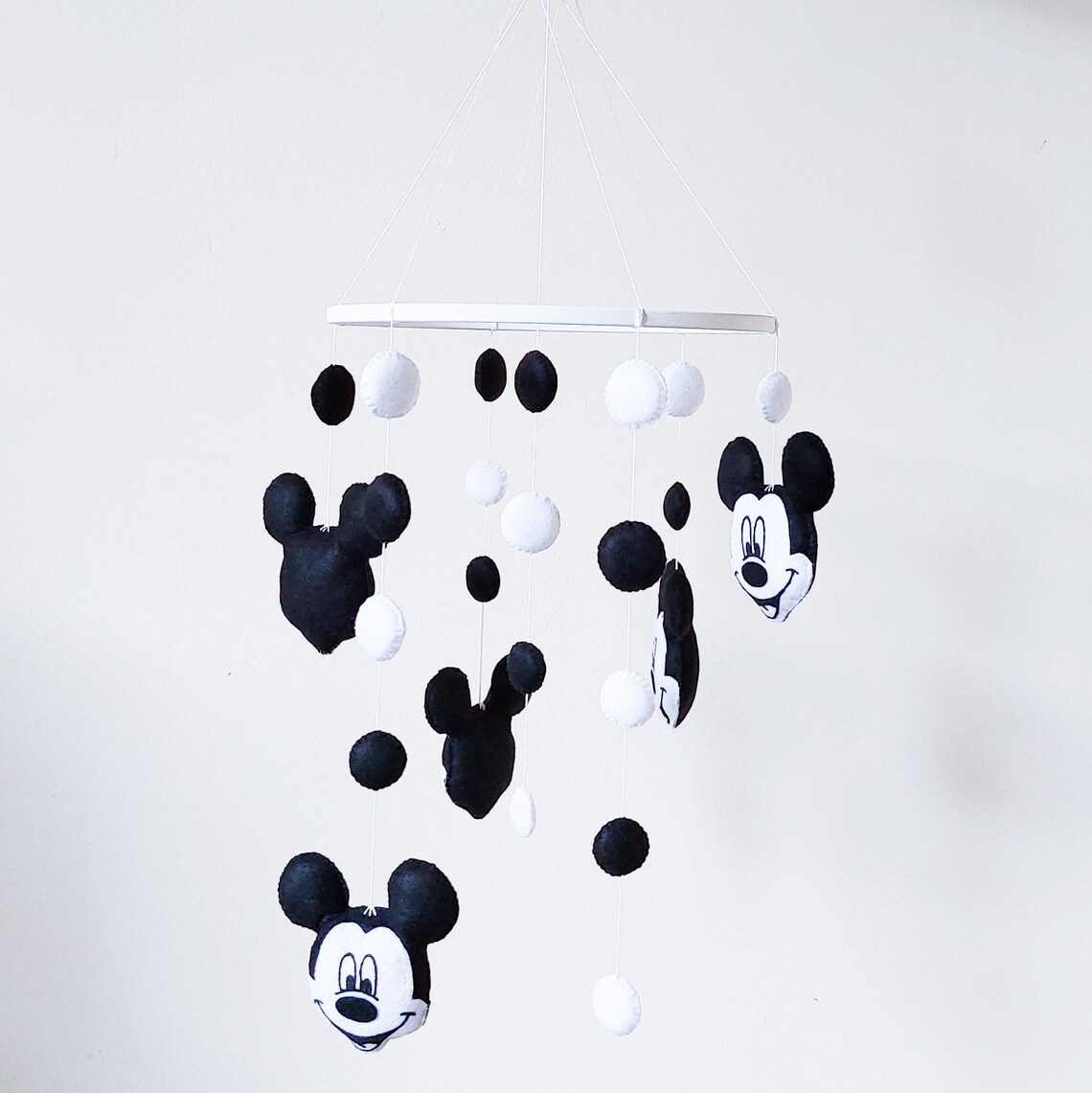 Mickey Mouse Baby Mobile. Hanging Felt Mobile. - Etsy