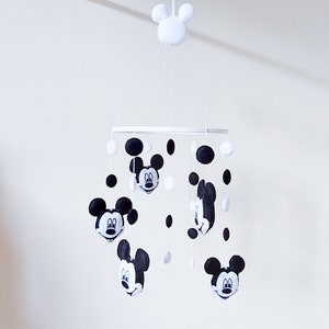 Mickey Mouse Baby Mobile. Hanging Felt Mobile. - Etsy