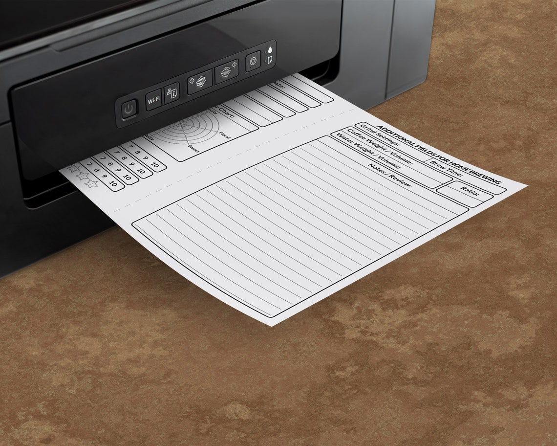 Coffee Journal, Coffee Printable, Coffee Organizer, Coffee Guide - A5 ...