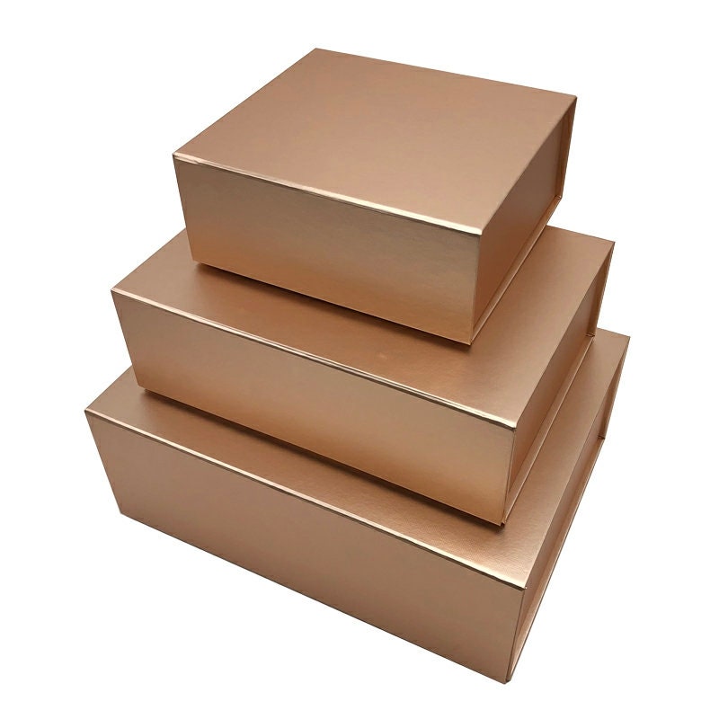 Rose Gold Gift Box•birthday Gift Box•personalized Box•bridesmaid ...