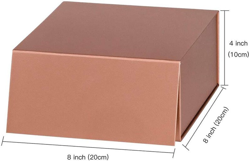 Rose Gold Gift Box•birthday Gift Box•personalized Box•bridesmaid ...