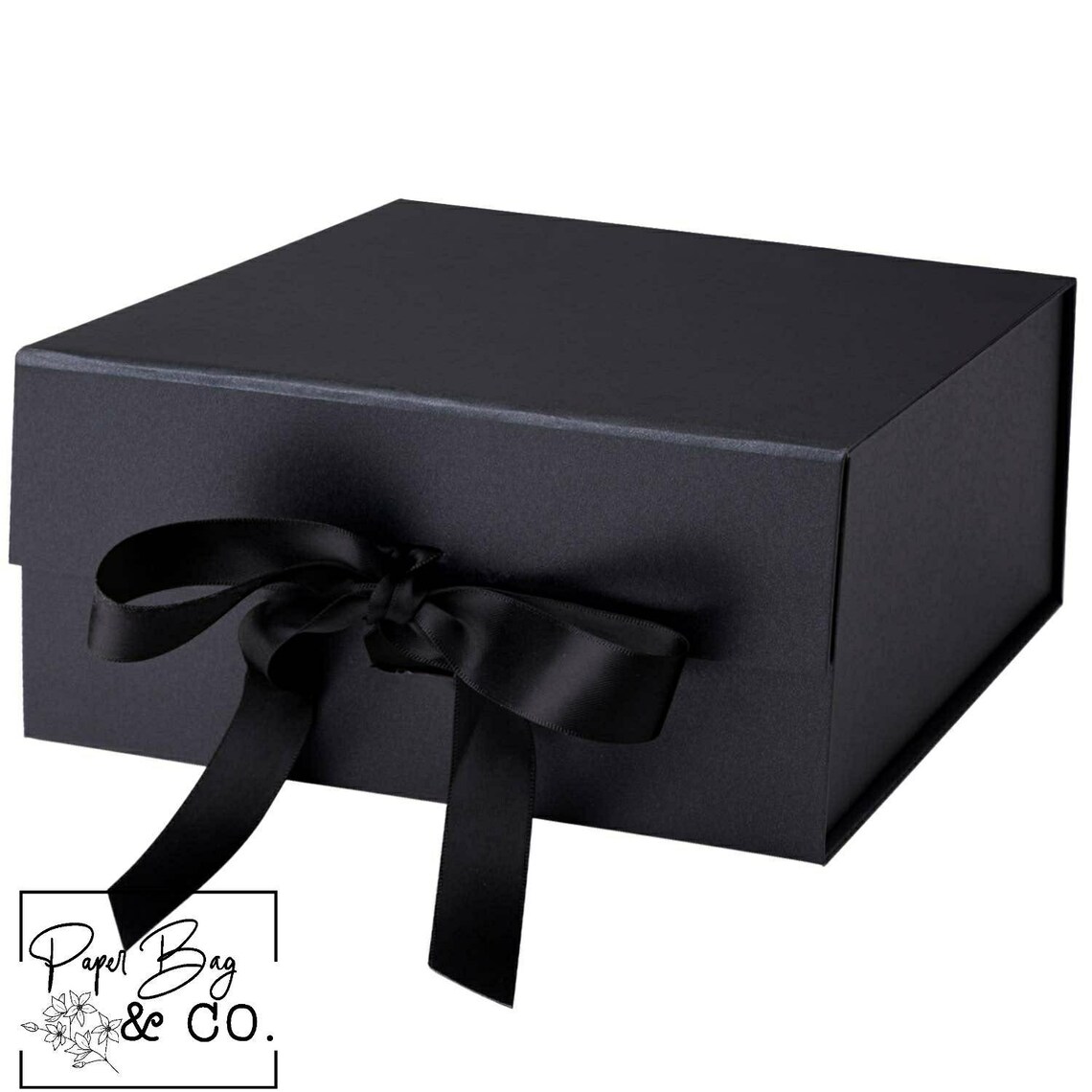 Black Gift Box•birthday Gift Box•personalized Box•bridesmaid Proposal ...
