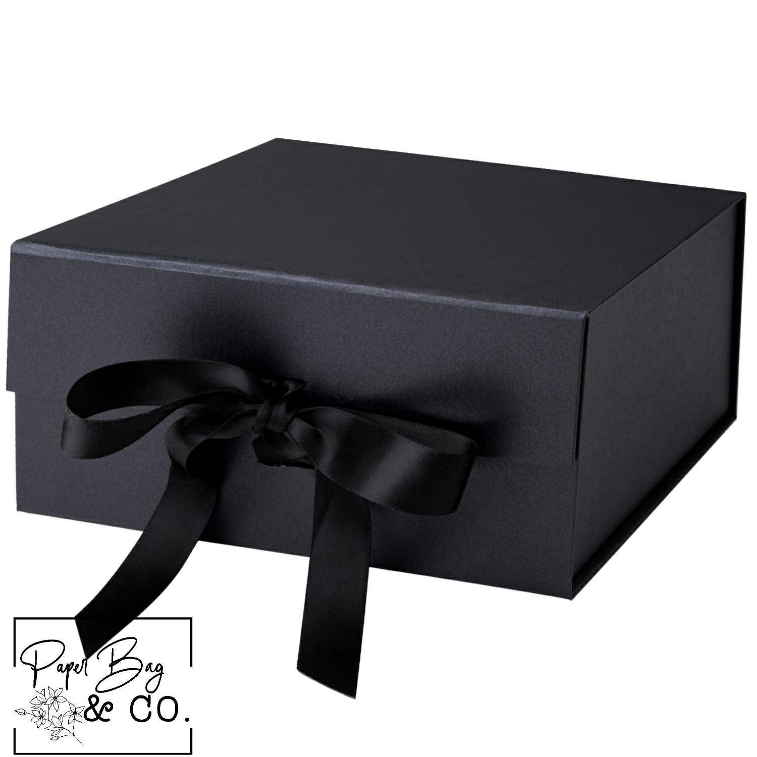 Black Gift Box•birthday Gift Box•personalized Box•bridesmaid Proposal ...