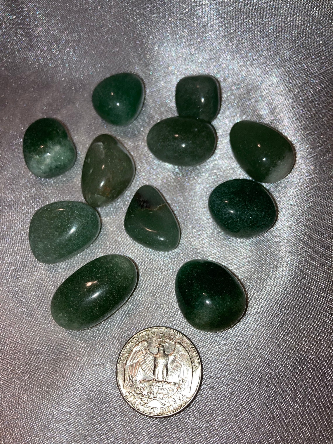 Jade Tumbled Stonehealing Crystalscrystal Tumble Stonesjade | Etsy