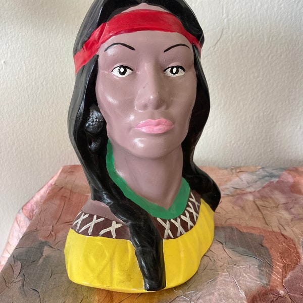 Indian Chief Statue - Etsy