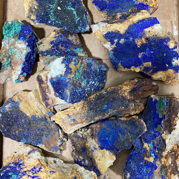 Raw Azurite - Etsy