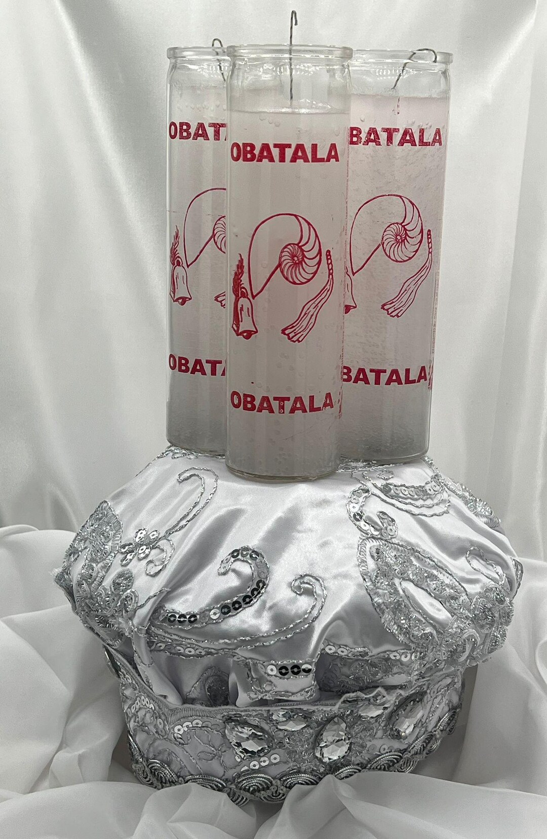 Obatala Candle,ritualcandle,ritual Candle for Baba,orisha,vela Para ...