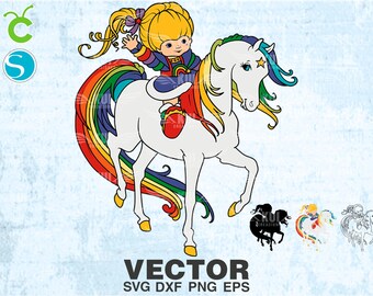 Rainbow Brite Png | Etsy