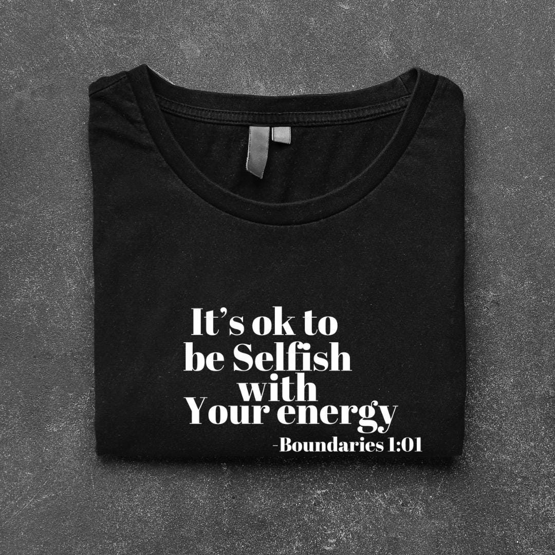 Signature Slogan Tee | I Design With Empowering Sayings | Spiritual ...