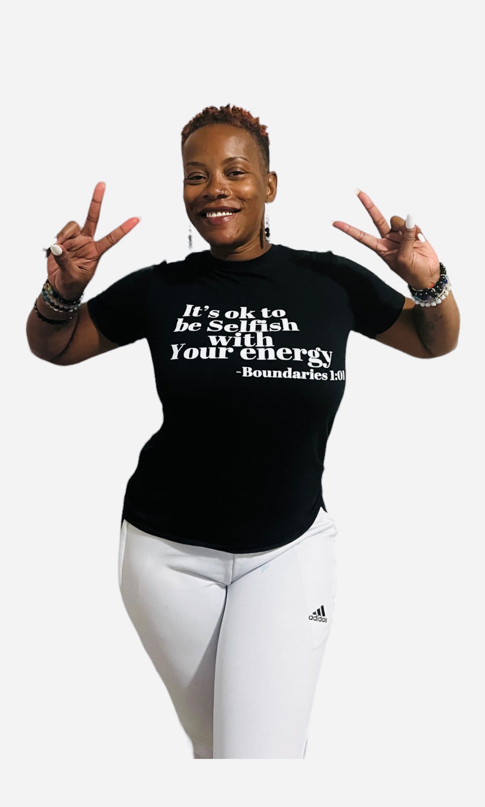 Signature Slogan Tee | I Design With Empowering Sayings | Spiritual ...