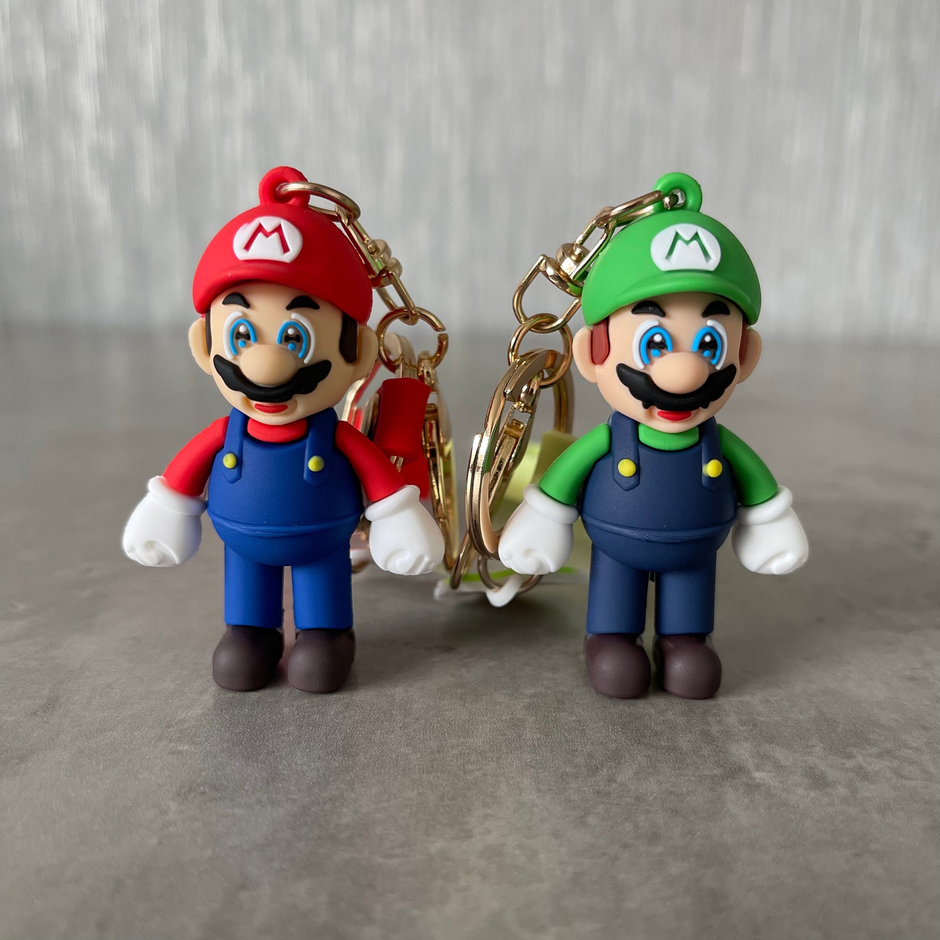 Super Mario 3D Keyring/Keychain Red & Green | Etsy