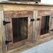 Double Dog Crate Entertainment Center - Etsy