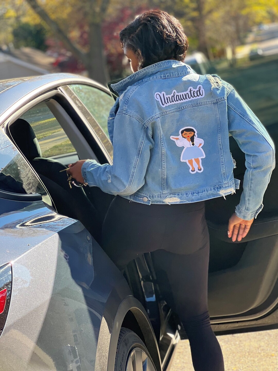 Undaunted Spelman Woman Jean Jacket, Spelman College 1881, the Spelman ...