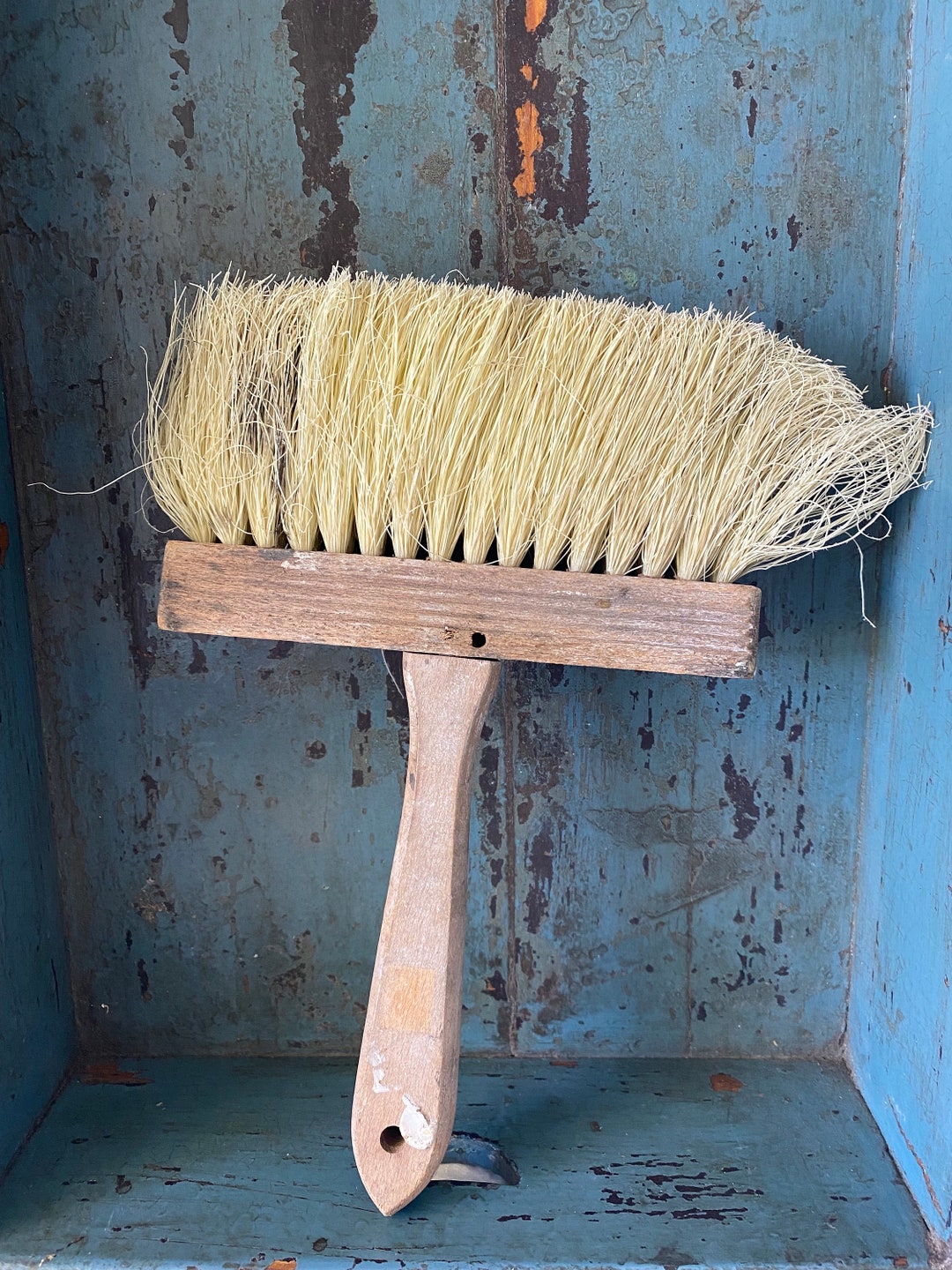Vintage Wallpaper Brush / Wood Paint Brush/ Primitive Farmhouse ...