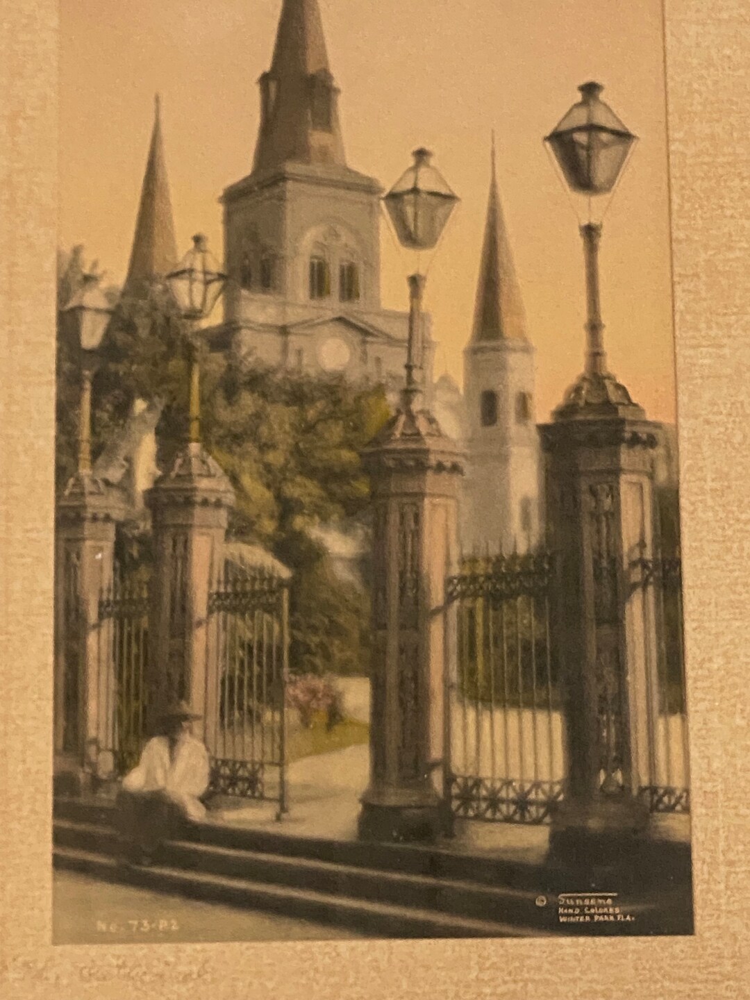 Vintage Framed and Numbered Cathedral Print Picture Wall Decor sunsene ...