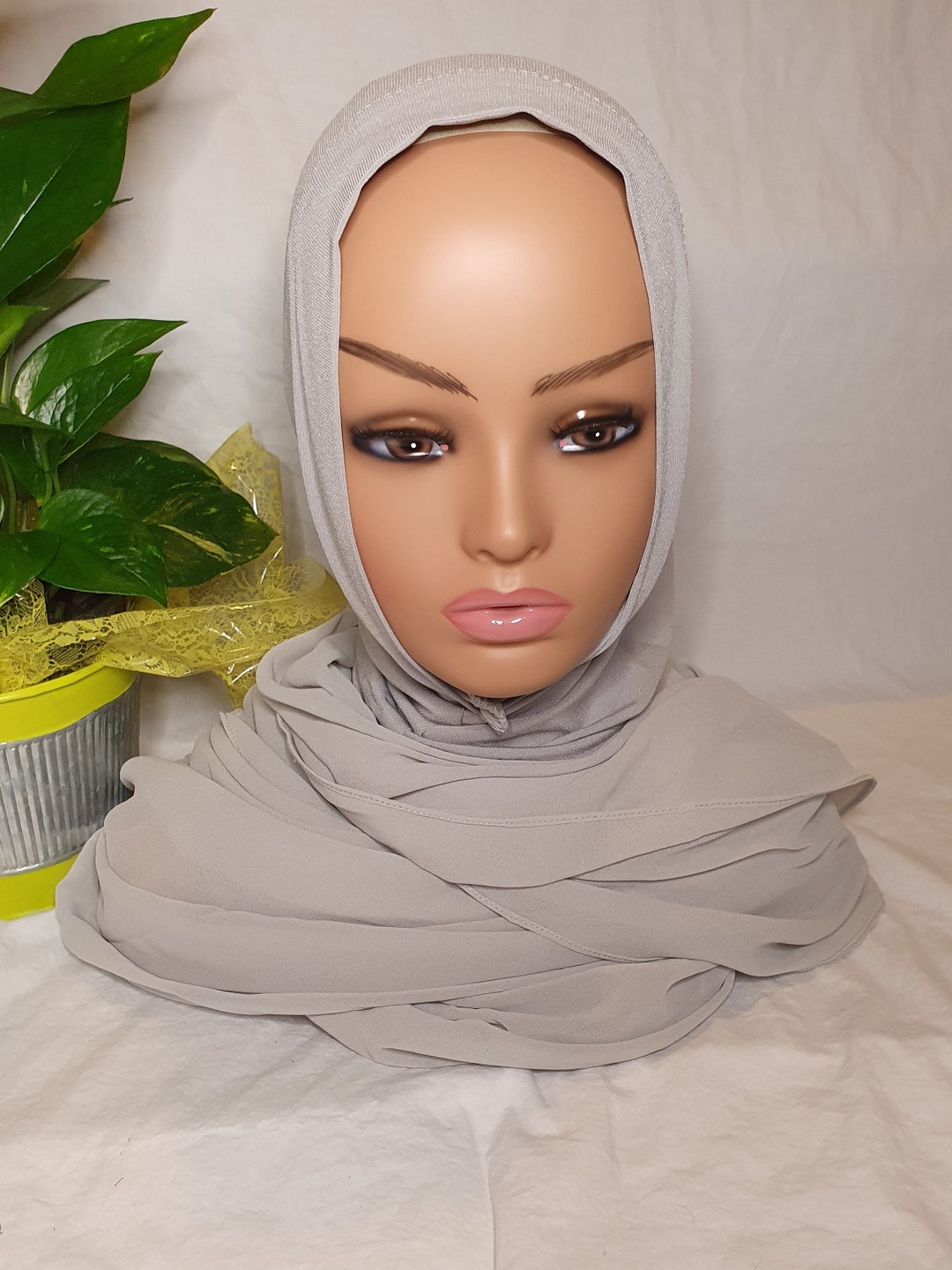 Instant 1 Piece Hijab With Neck Covering - Etsy