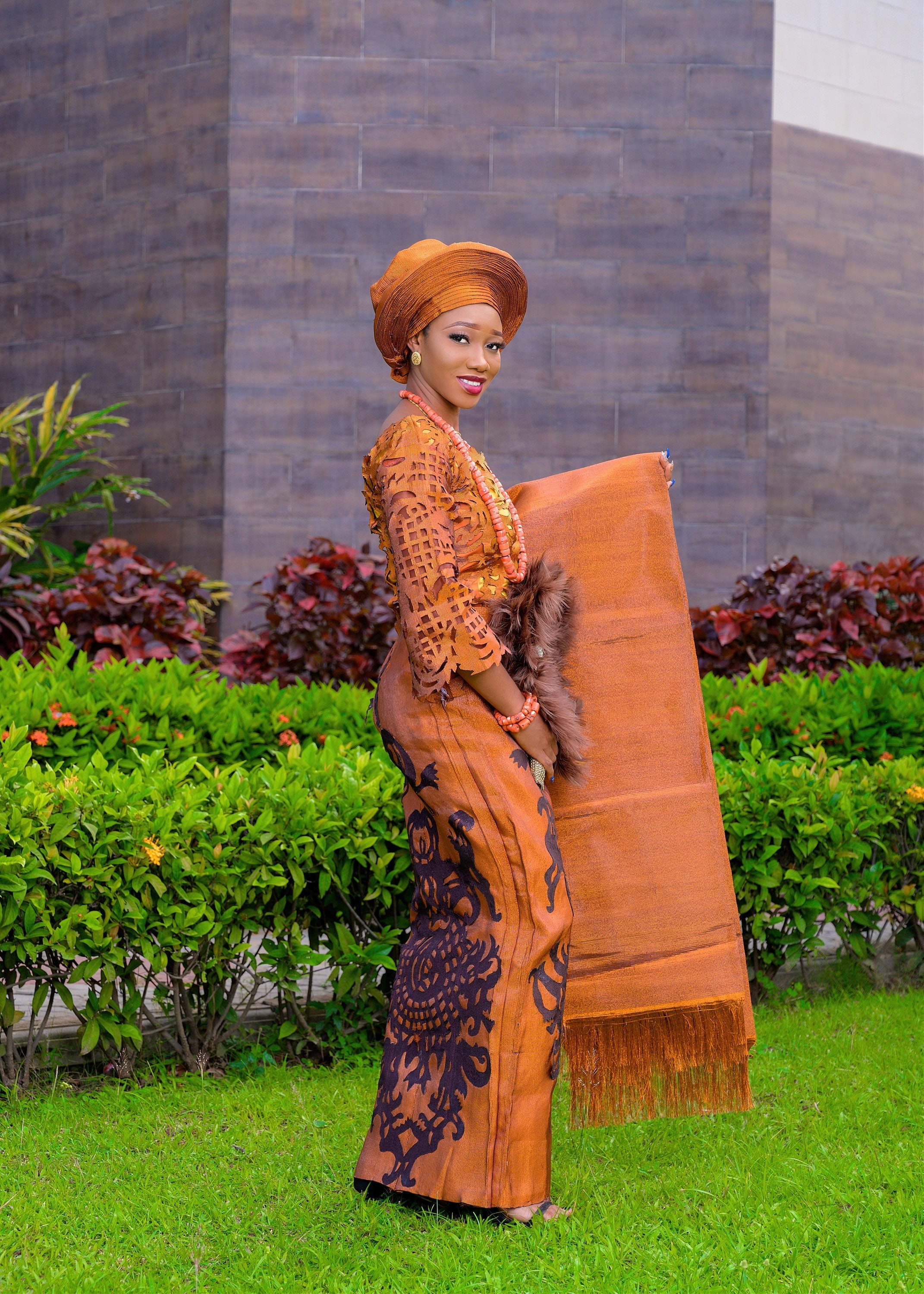 Aso Oke for Couple | Aso Oke Agbada | Aso Oke Blouse and Skirt (please ...