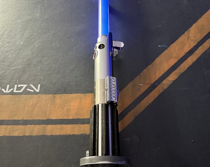 Vertical Lightsaber Wall Display — Death Star Gray With Rebel Orange ...