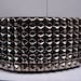BRUCE DICKINSON Leather Old School Silver Pyramid Studded Belt - Etsy