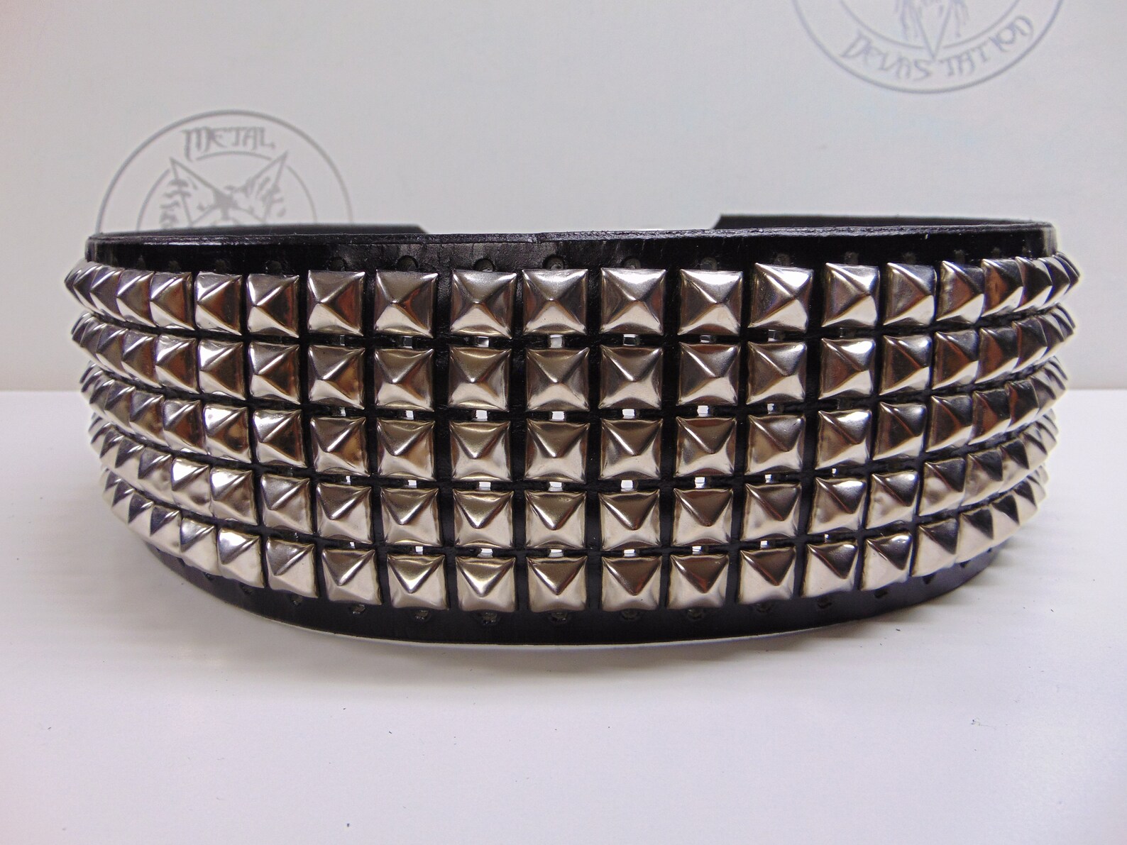 HORG Leather Old School Pyramid Studded Belt - Etsy