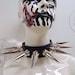 EURONYMOUS High-quality Handcrafted Giant Silver Spikes Choker - Etsy
