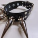 EURONYMOUS High-quality Handcrafted Giant Silver Spikes Choker - Etsy