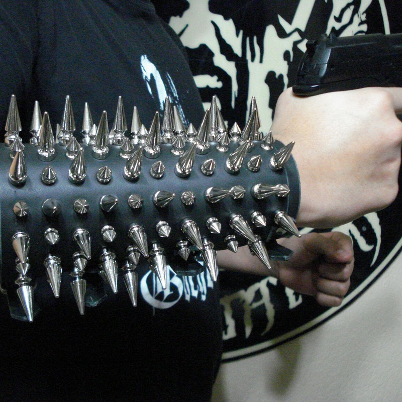 Spike Metal Gauntlets - Etsy
