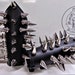 BULLDOZER Brutal Giant Spikes Genuine Leather Gauntlet Thrash Metal ...