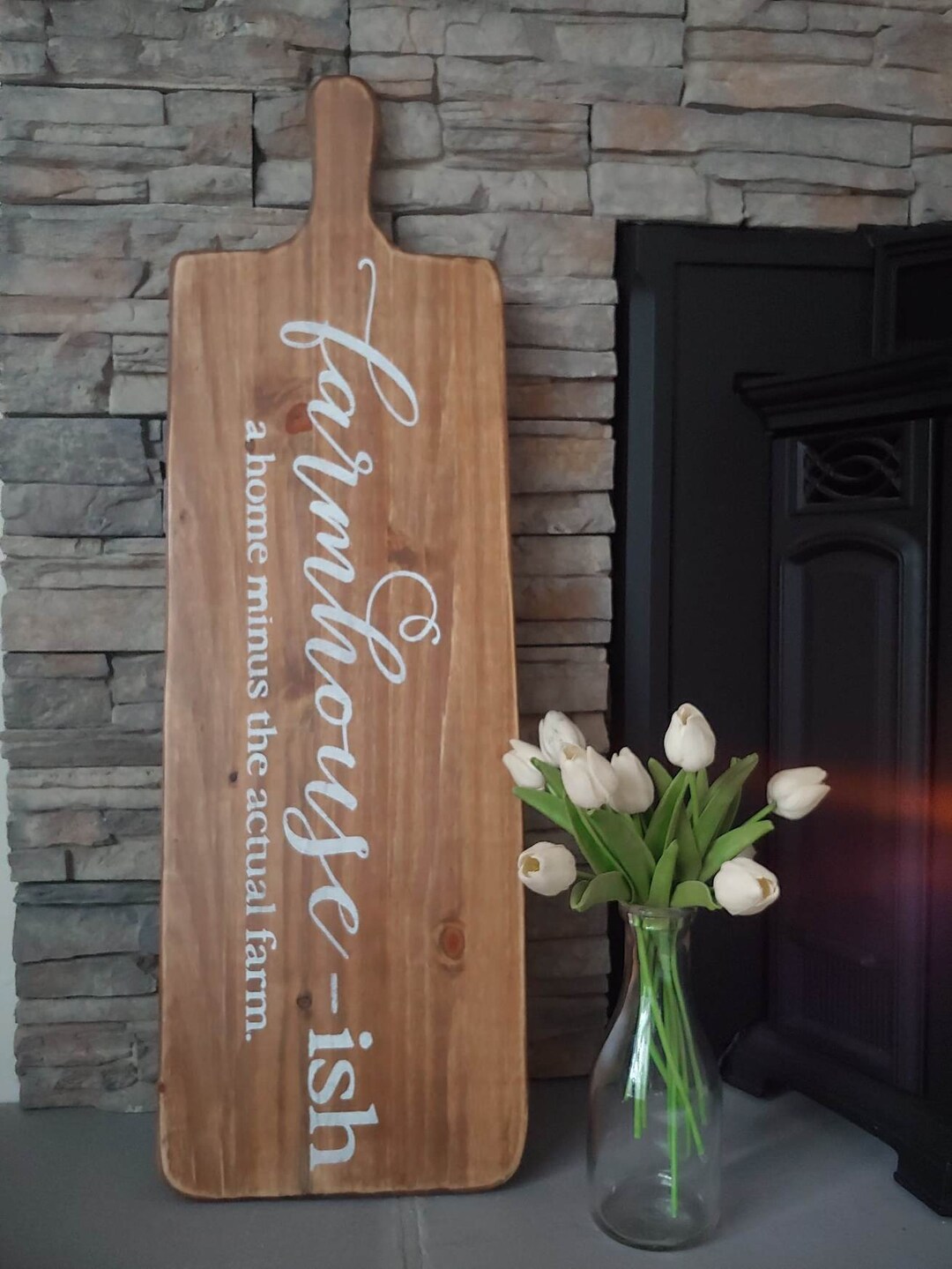 NEW Handmade Wood Breadboard "farmhouse-ish, a Home Without the Actual ...