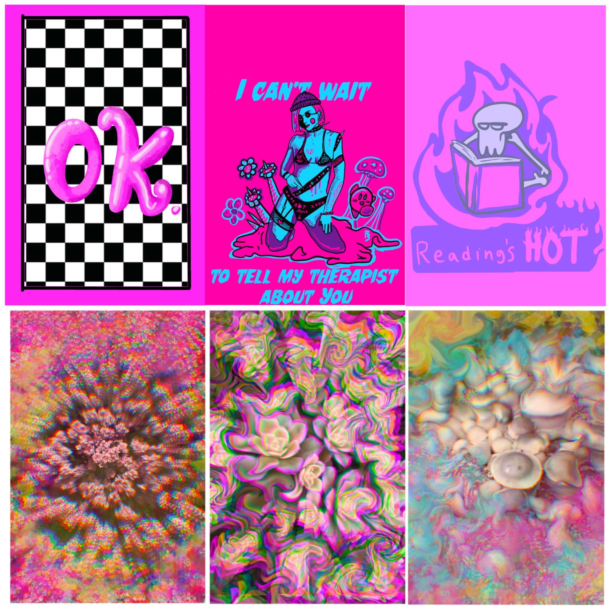 Home & Living Home Décor Trippy Teen Room Decor 60 PCS Indie Aesthetic ...