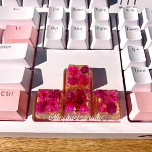 Flower Keycaps, Handmade Sunflower Resin Keycaps, Cherry Switch - Etsy