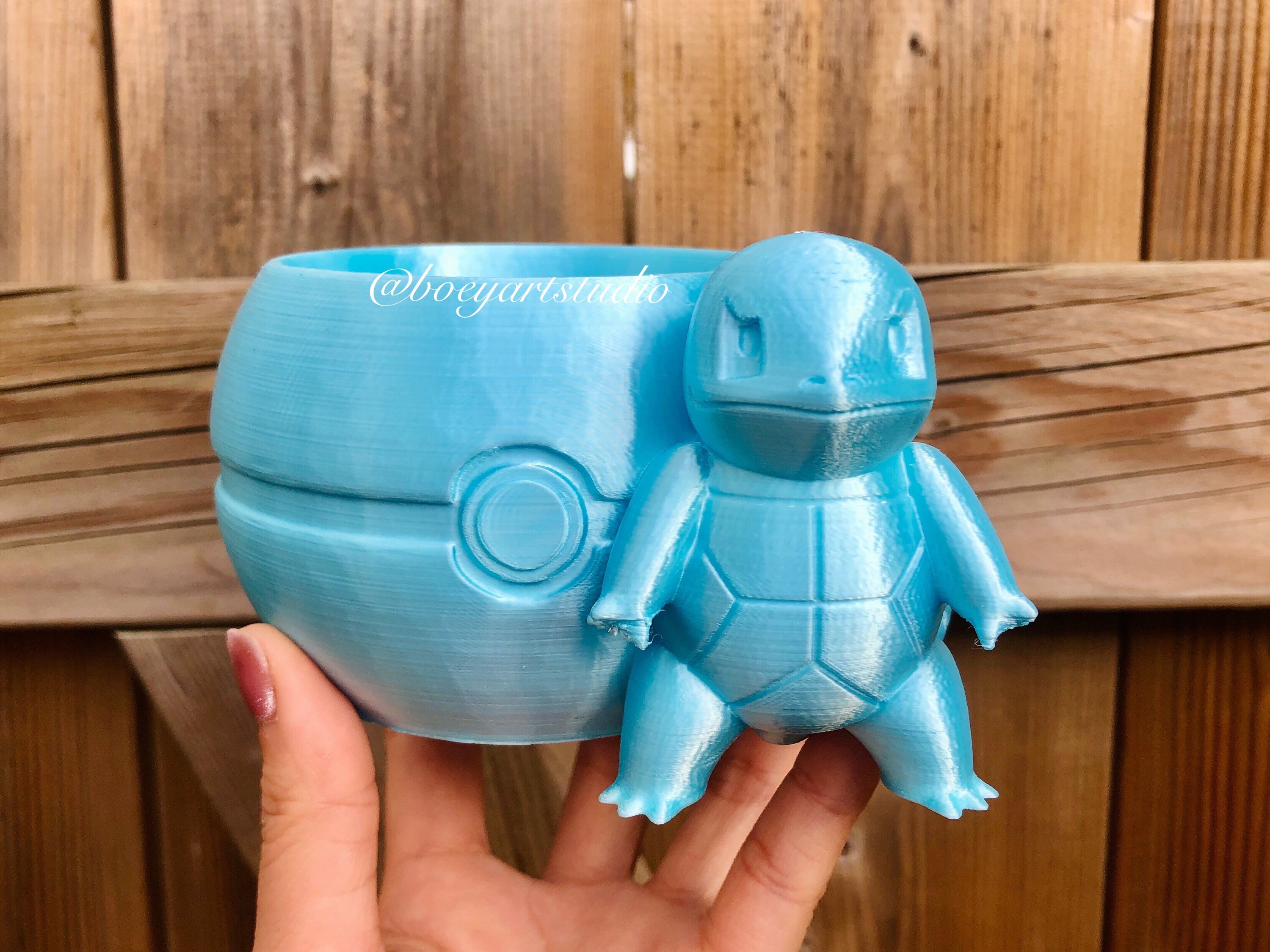 Pokémon Pot 3D Print Planter Squirtle air Plant Planter - Etsy