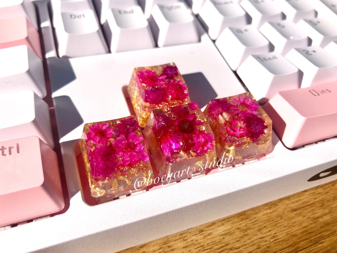 Flower Keycaps, Handmade Sunflower Resin Keycaps, Cherry Switch - Etsy