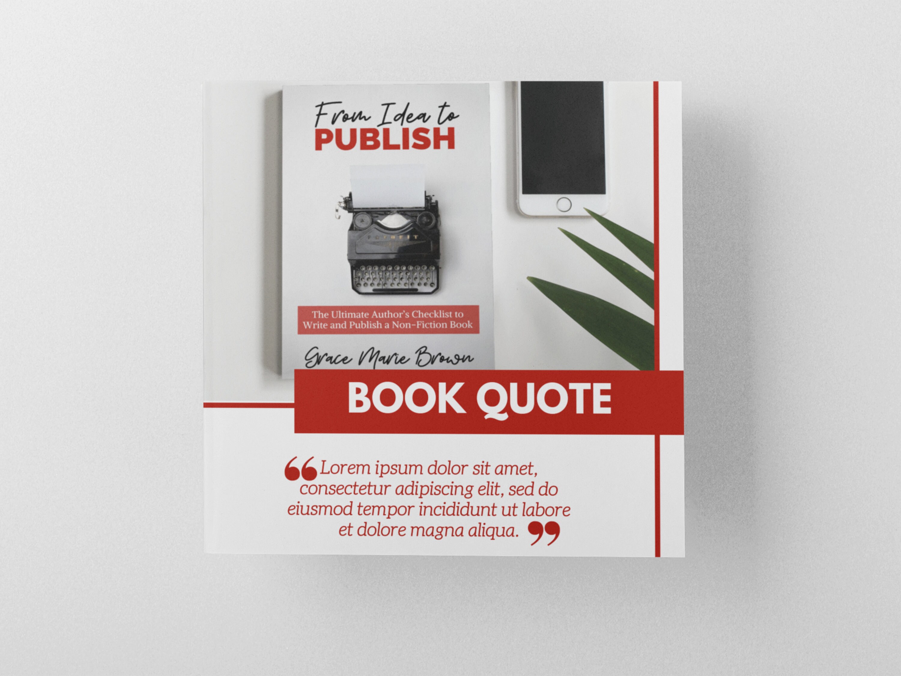Social Media Marketing Graphics Templates for Authors Facebook and ...