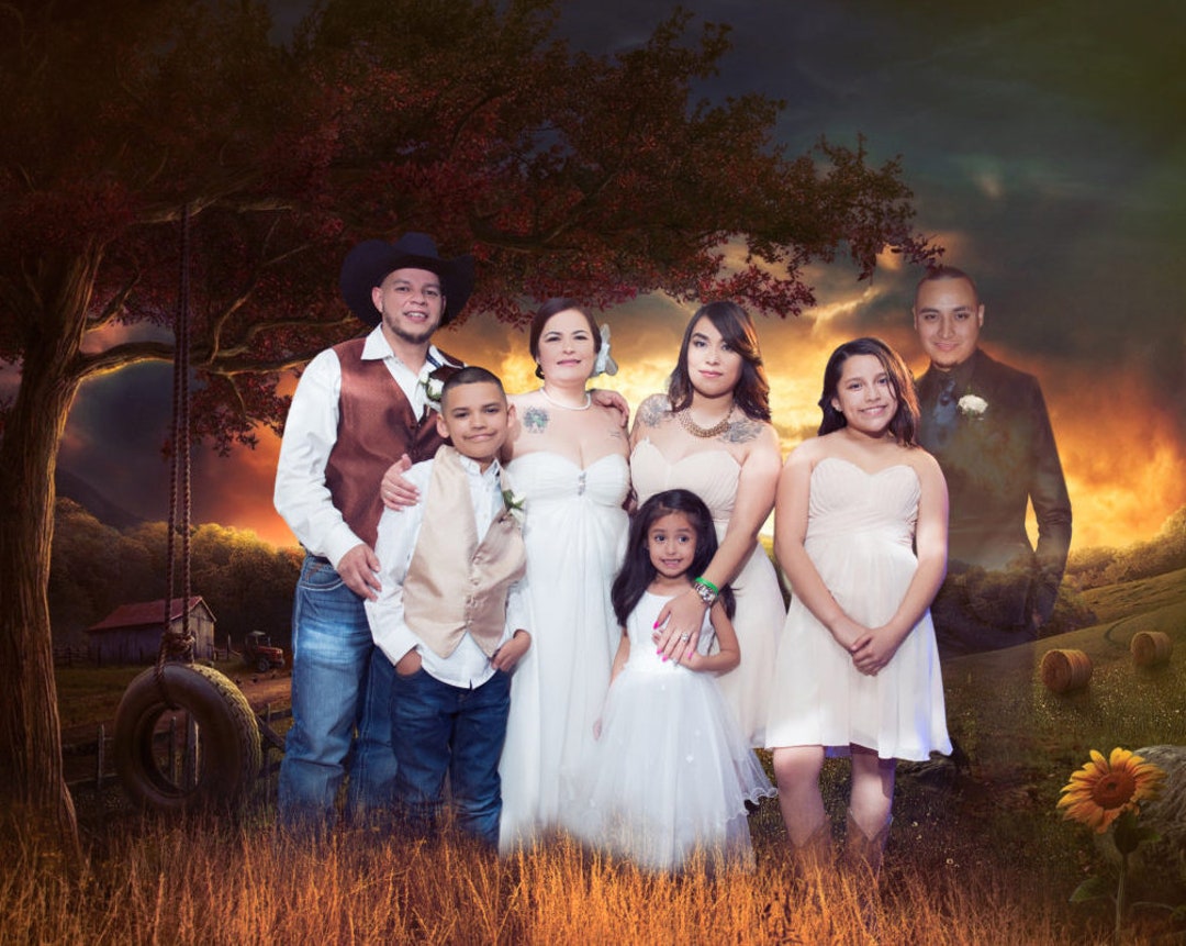 Photo Memorial - Digital Composite - Etsy