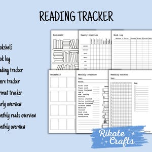 Printable Reading Journal, Ultimate Bookworm Reading Journal Printable ...