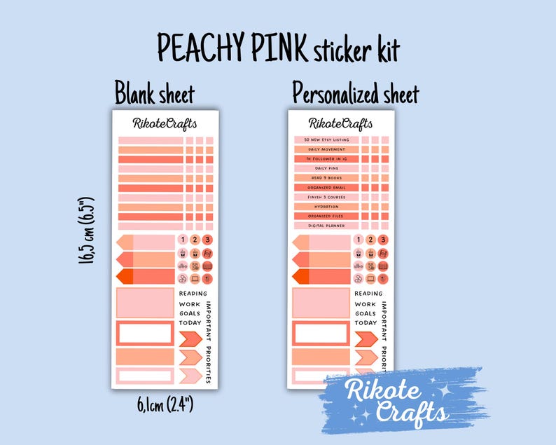 Daily Grind Planner Sticker Kit Functional Stickers for Planner Sticker ...