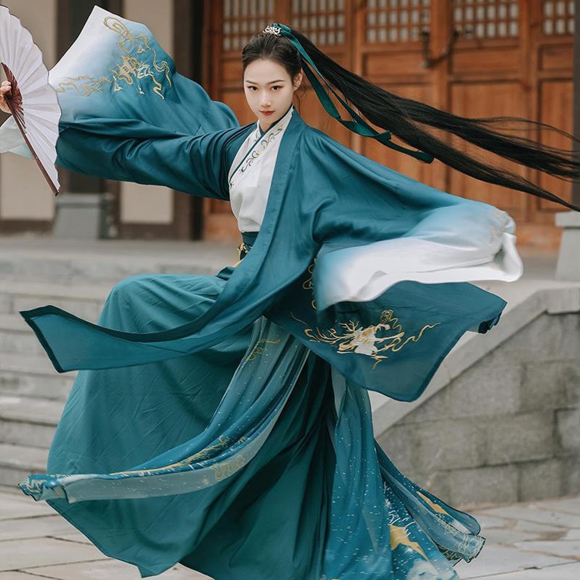 Nuevo traje chino clásico Mujeres Tradicional Hanfu | Etsy