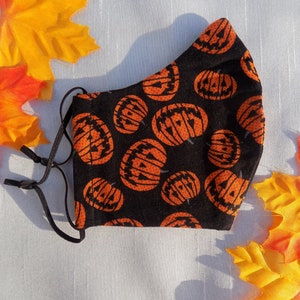 Halloween and Fall Reusable Face Masks Vol. 1 - Etsy