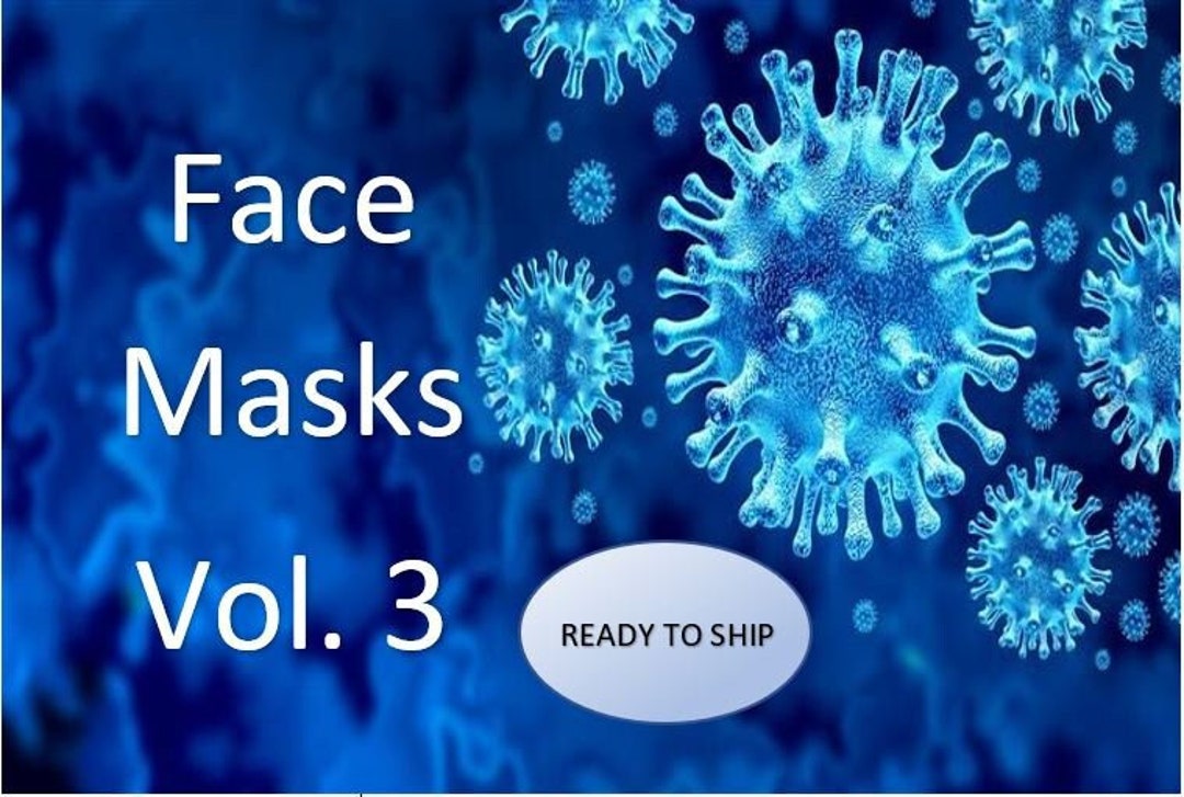 Reusable Face Masks Vol. 3 - Etsy