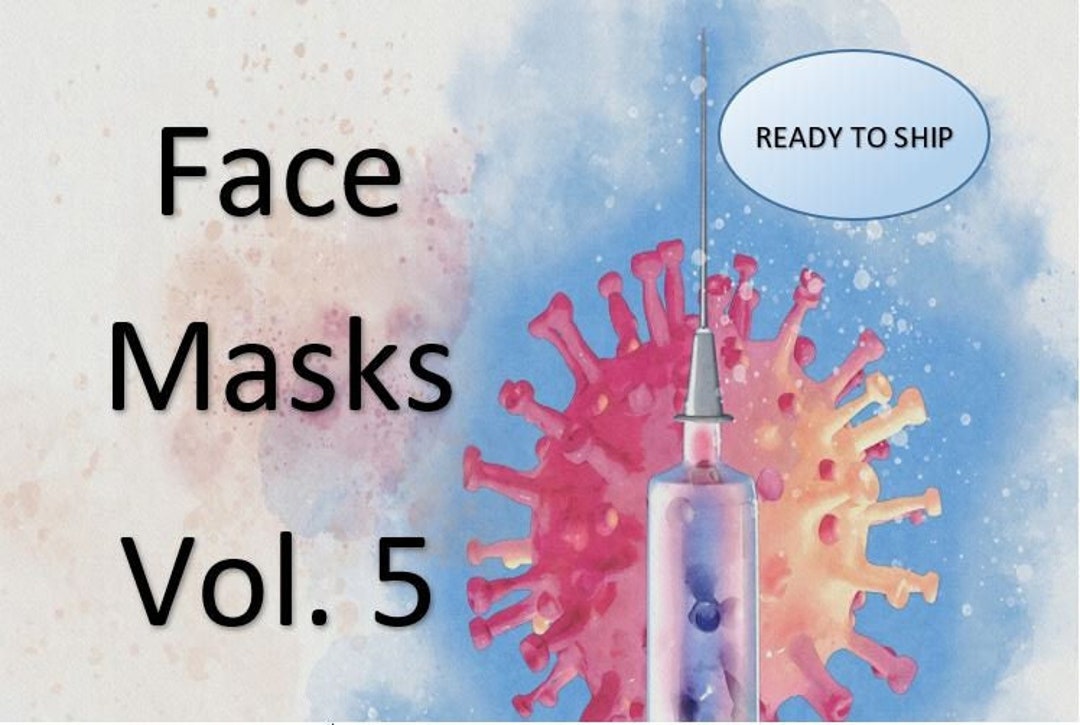 Reusable Face Masks Vol. 5 - Etsy