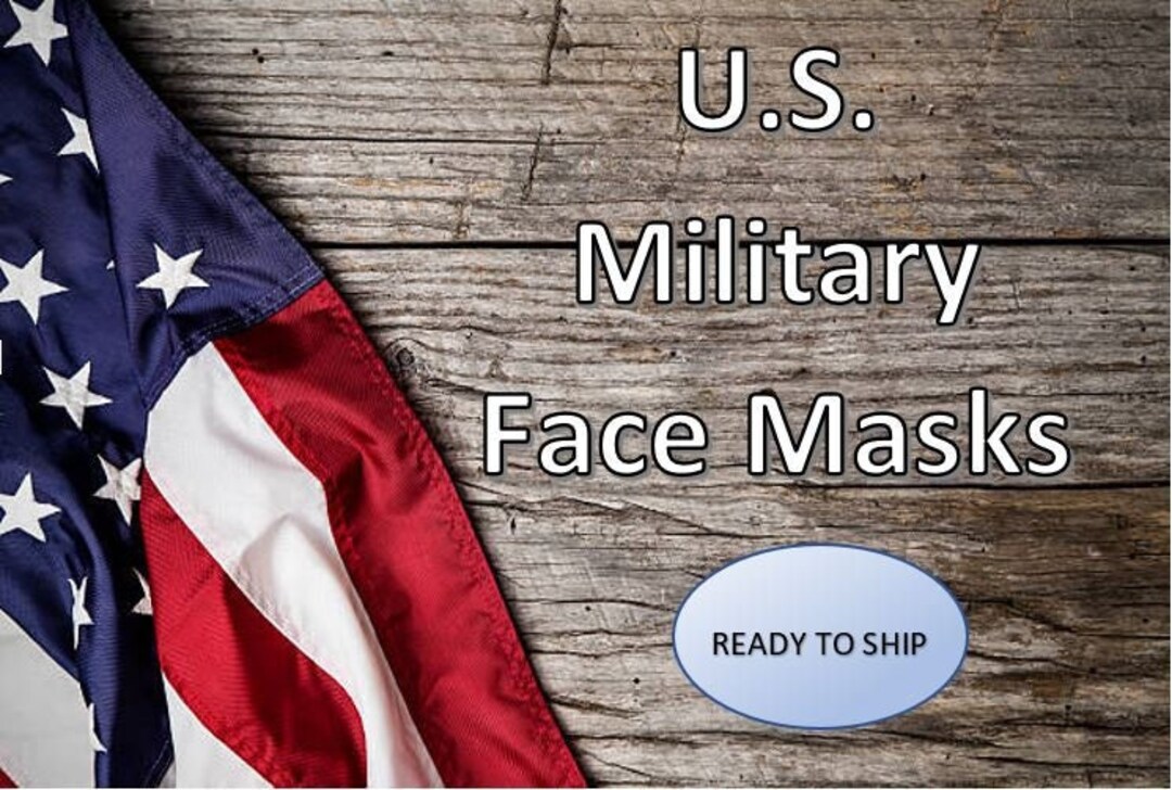 U.S. Military Reusable Face Masks - Etsy