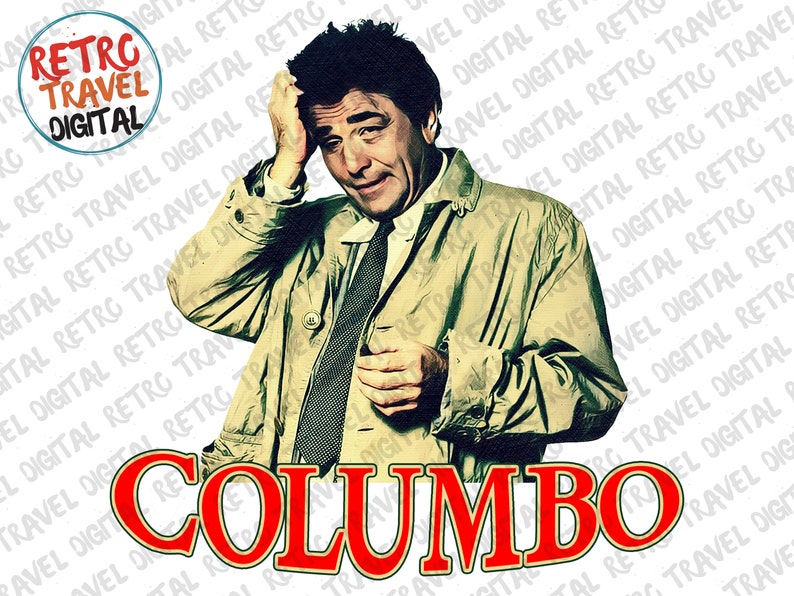 Columbo Digital Image, Peter Falk Png, Retro 70s Show Image, Retro Png ...